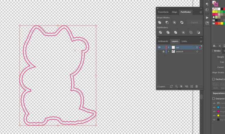Here’s how to create awesome cut paths in Adobe Illustrator | The ...